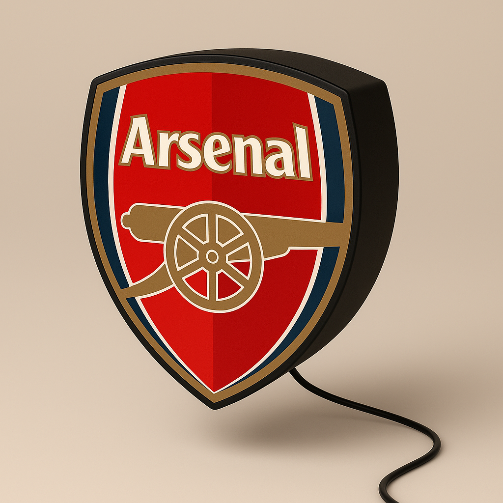 Arsenal FC LED Bar Light – Premier League Fan Cave Sign – Sign Guy