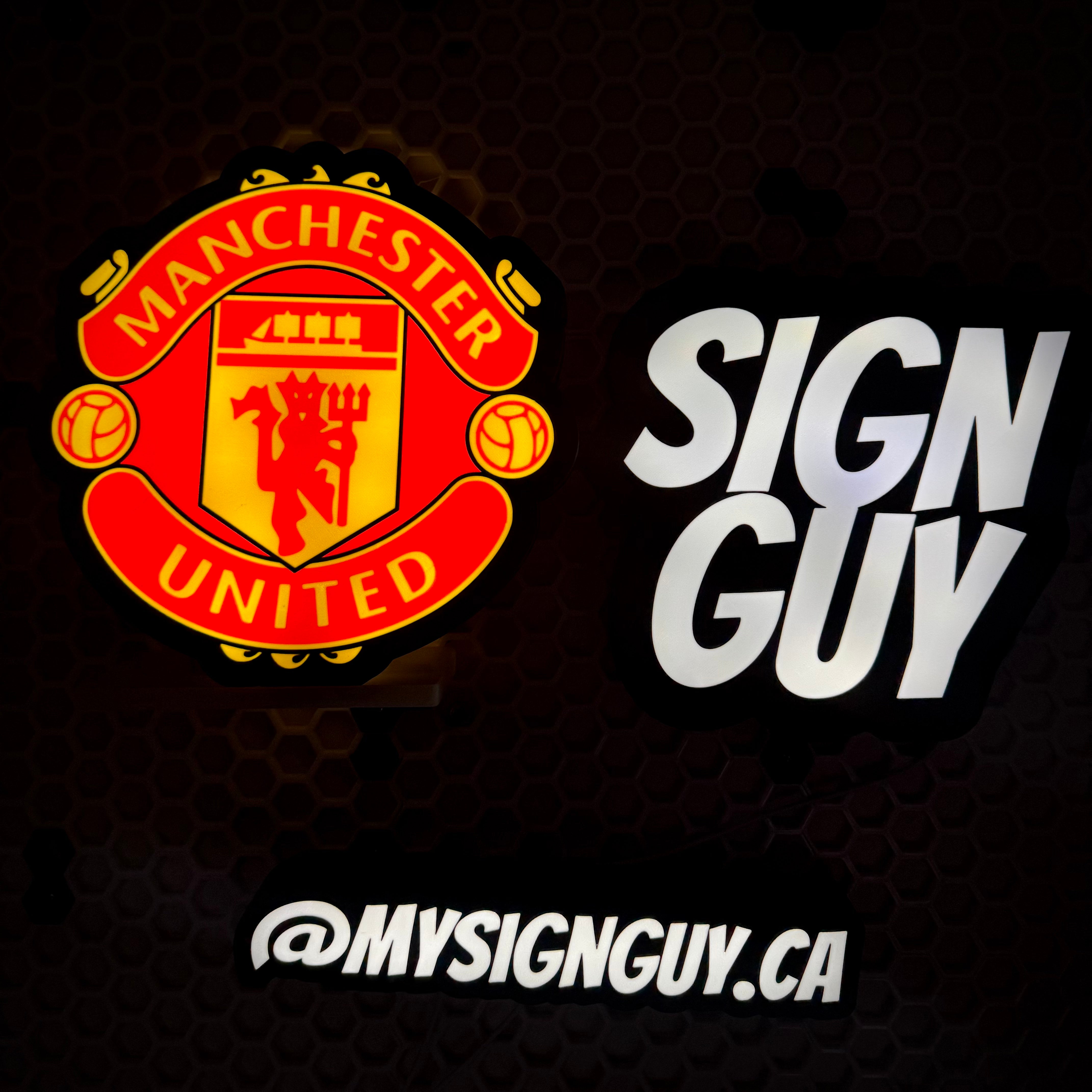 Manchester United LED Bar Light – Sign Guy
